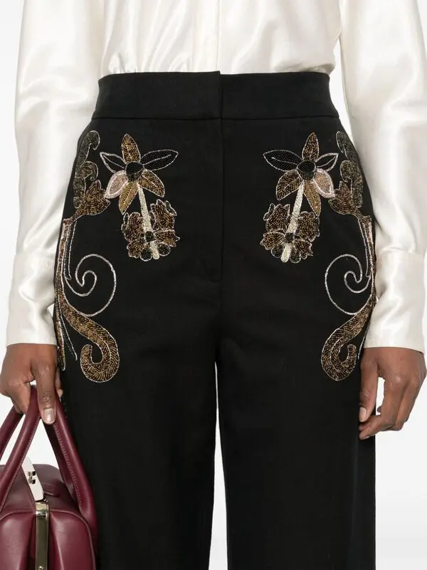 FORTE_FORTE Beaded Tapered Trousers