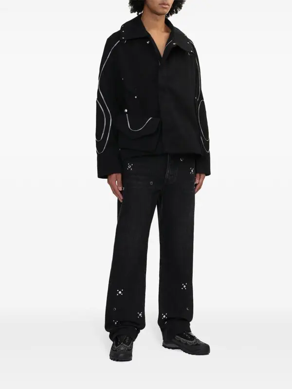 Kiko Kostadinov Chalice Jacket In Black - 33% Off | Editorialist