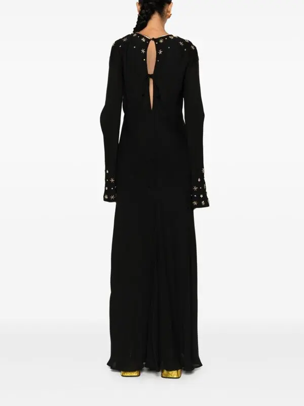 FORTE_FORTE Crystal-embellished Maxi Dress