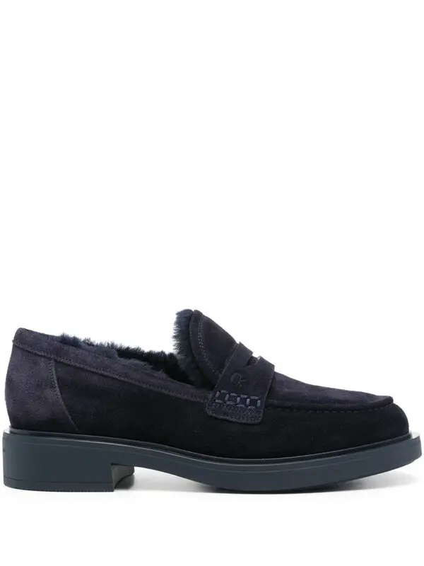 GIANVITO ROSSI Harris Loafers - Blue