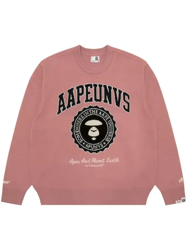 AAPE BY *A BATHING APE® Embroidered-logo Sweater
