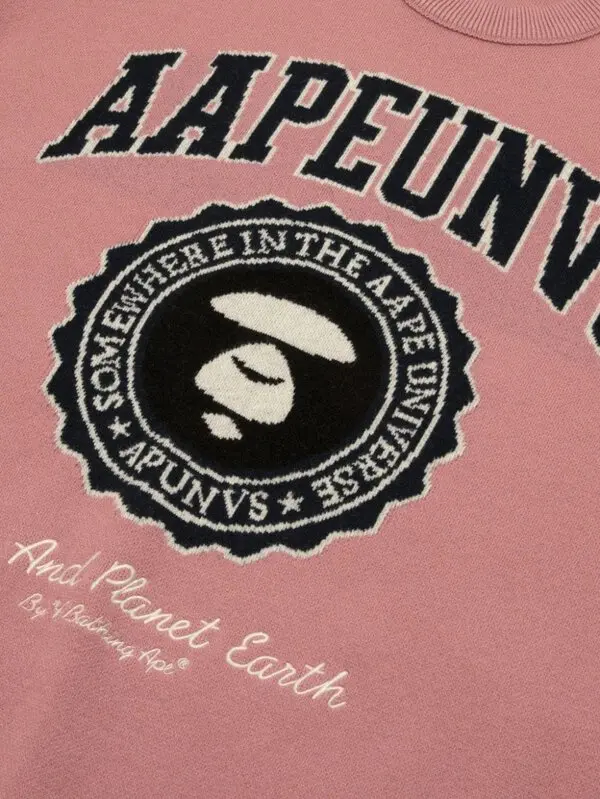 AAPE BY *A BATHING APE® Embroidered-logo Sweater