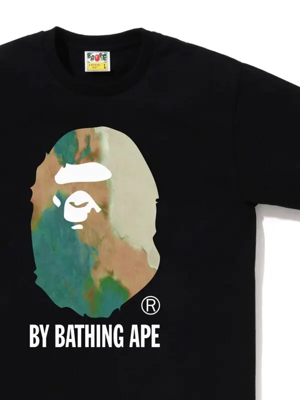 A BATHING APE Logo-print T-shirt - Black