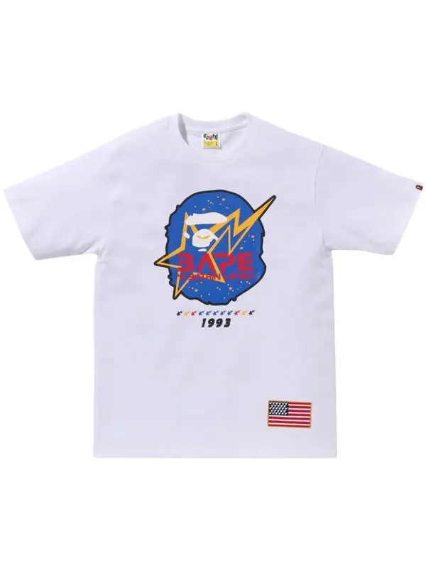 A BATHING APE Logo-print T-shirt - White