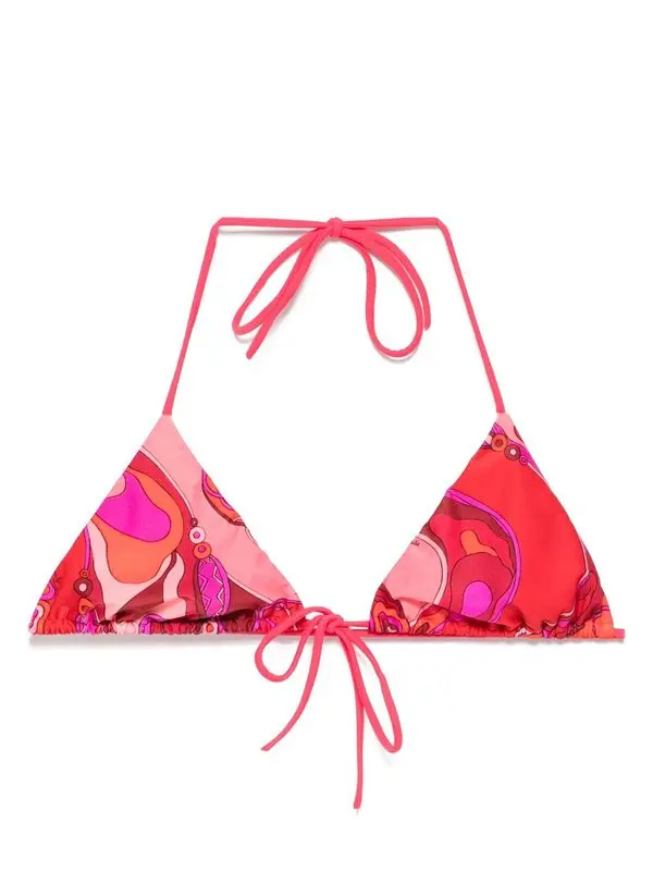 Emilio Pucci Orchidee-print Bikini Top