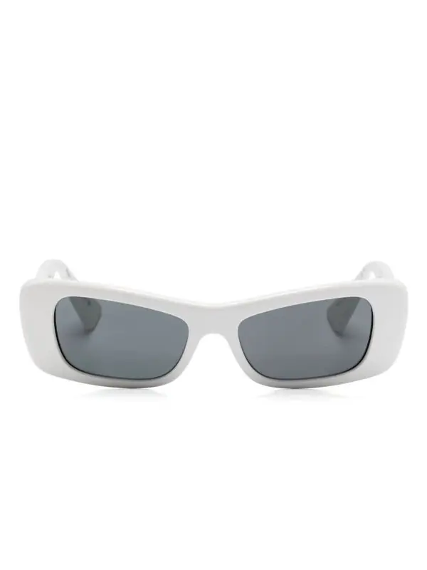 Versace Rectangle-frame Sunglasses - White