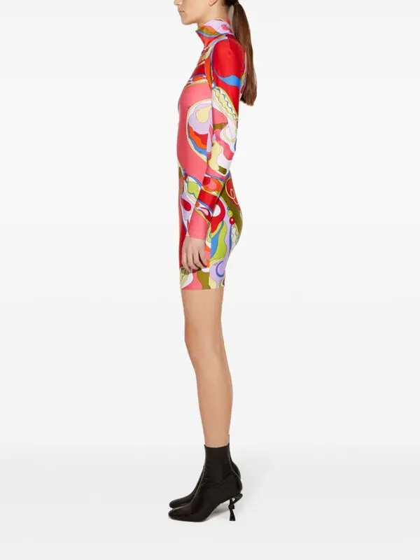 Emilio Pucci Orchidee Mini Dress