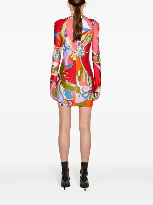 Emilio Pucci Orchidee Mini Dress