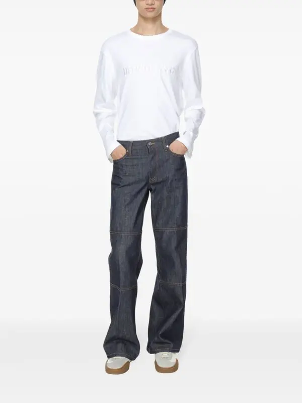 Helmut Lang Logo-embroidered T-shirt