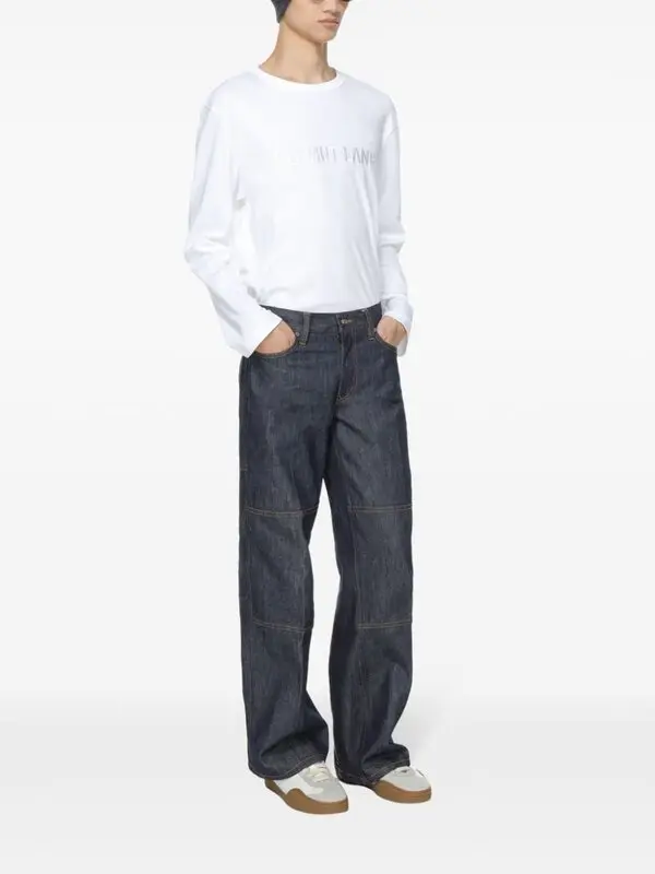 Helmut Lang Logo-embroidered T-shirt