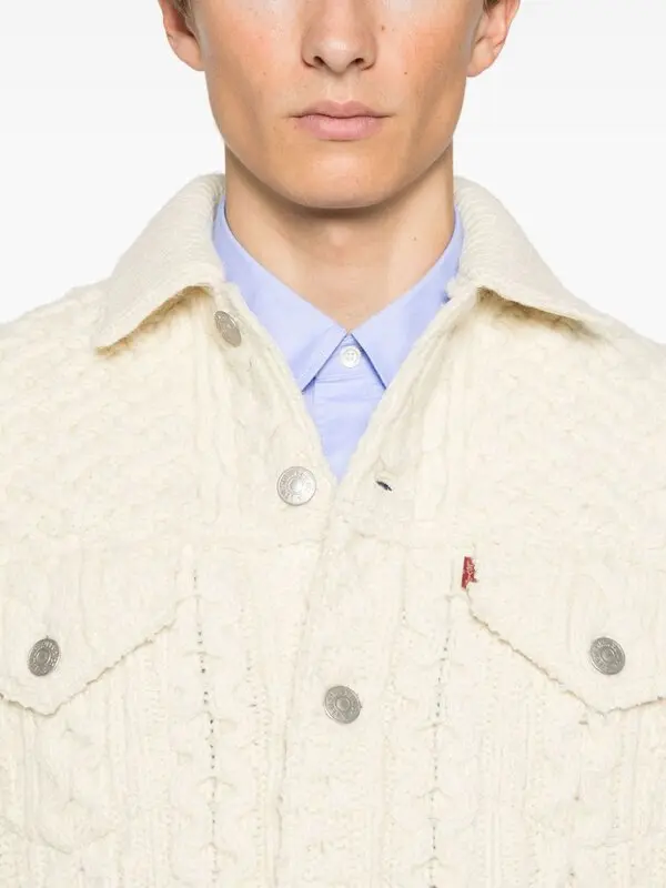 Junya Watanabe X Levi's® Aran-knit Cardigan