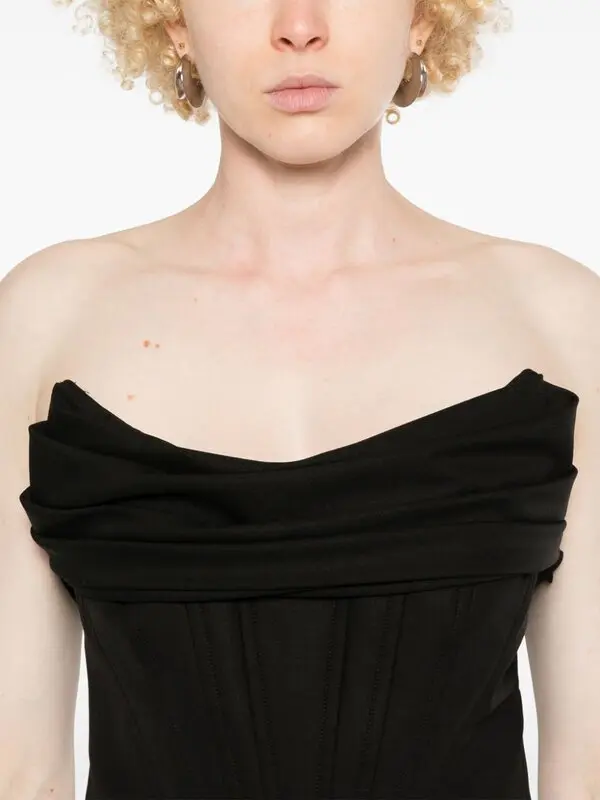 Giuseppe Di Morabito Pleat-detail Bustier