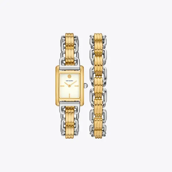 Tory Burch Mini Eleanor Double Wrap Watch