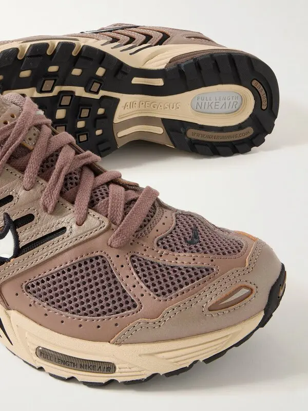 Nike Air Pegasus 2005 C.o.r. Leather And Mesh Sneakers - Neutrals