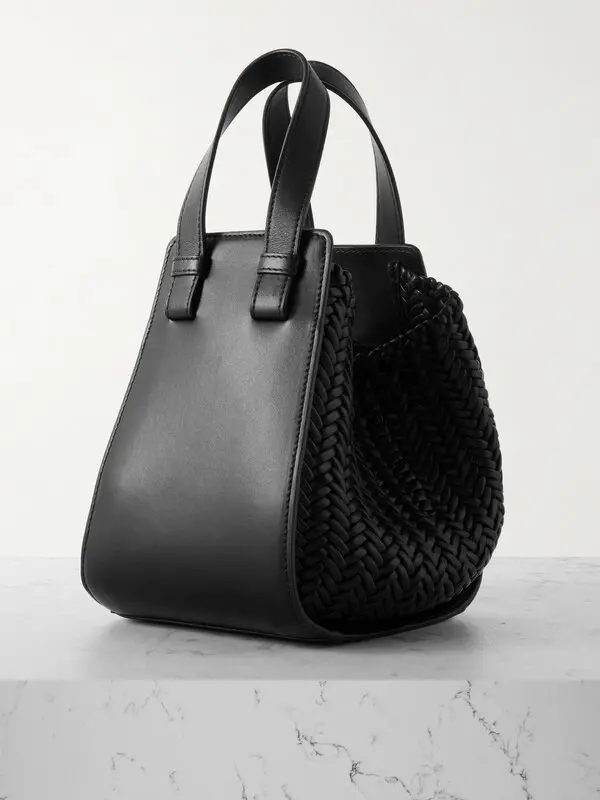 Loewe Hammock Woven Leather Tote Bag
