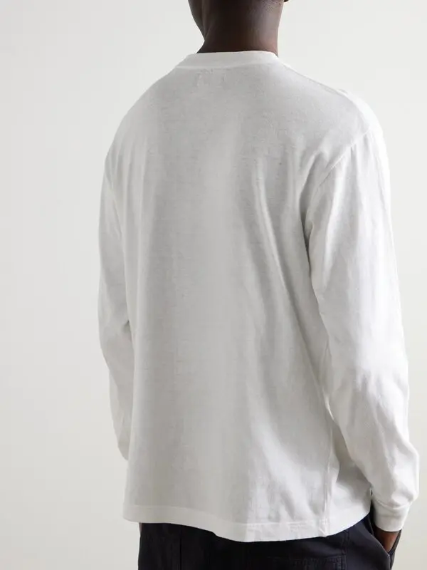 Blue Blue Japan Printed Cotton-jersey T-shirt