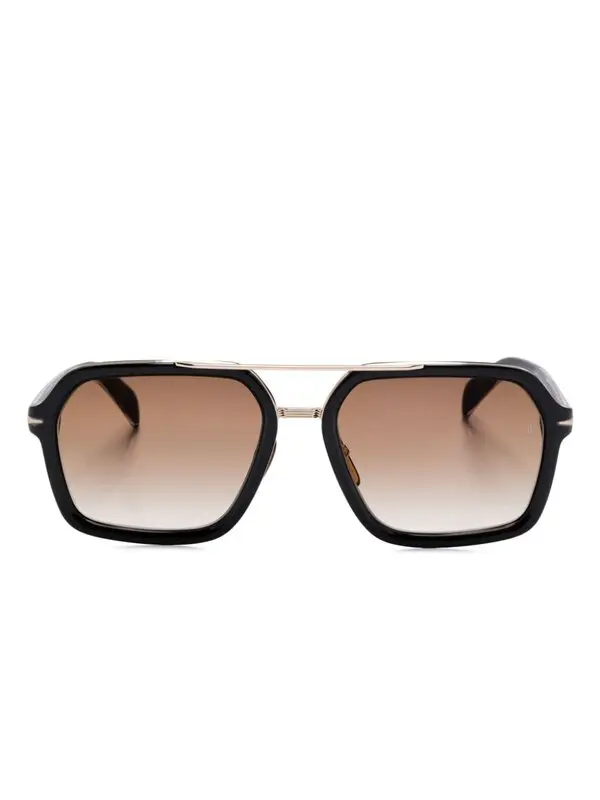 DB EYEWEAR BY DAVID BECKHAM Oversized Sunglasses - Brown