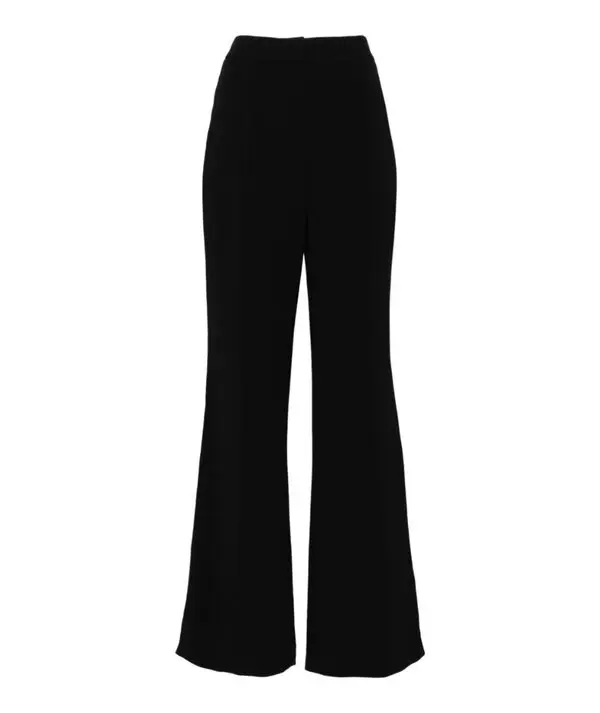 Elie Saab Topstitch Crepe Trousers