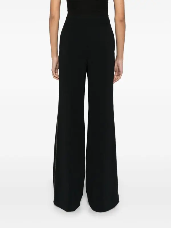 Elie Saab Topstitch Crepe Trousers
