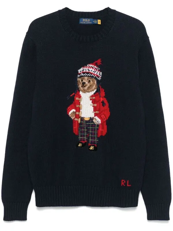 Polo Ralph Lauren Polo Bear-motif Sweater - Blue