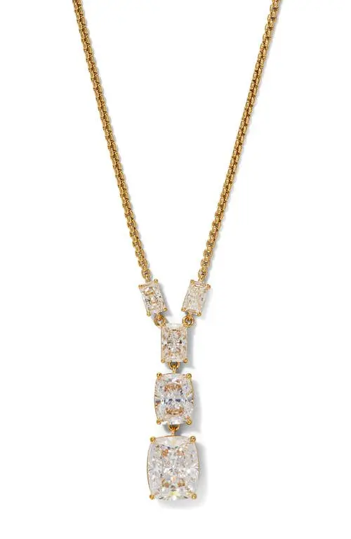 Nadri Northern Lights Cubic Zirconia Pendant Necklace - Gold