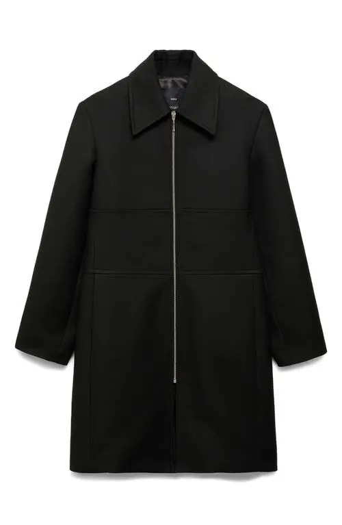 Mango Straight Cut Coat