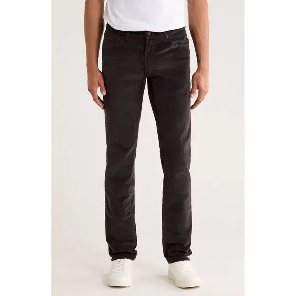 BRAX Chuck Modern Fit Stretch Corduroy 5-pocket Pants - Cement