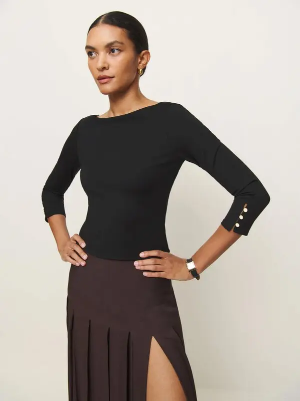 REFORMATION Jalen Knit Top