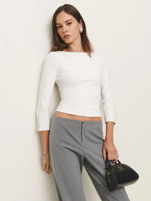 REFORMATION Jalen Knit Top