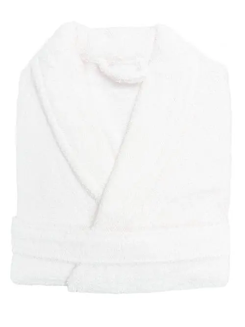 Anaya Home Spa Cotton Terry Robe - White