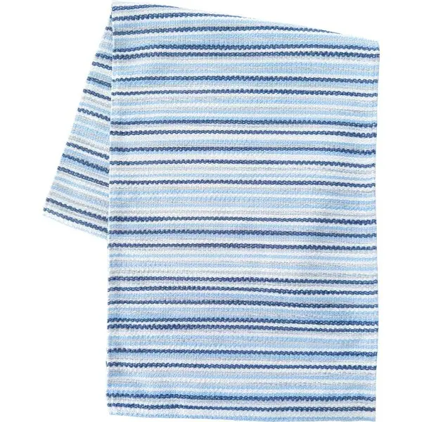 Anaya Yacht Stripe Indoor Outdoor Table Runner - Blue