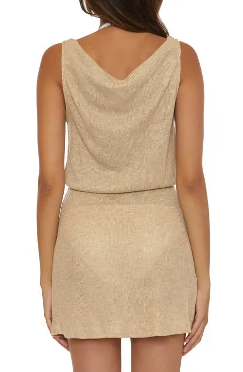 BECCA By Rebecca Virtue Metallic Sheath Dress