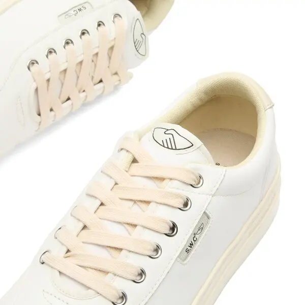 S.W.C STEPNEY WORKERS CLUB Dellow 02 Suede Sneakers - White