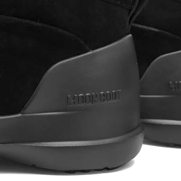 Moon Boot Luna Low Suede Boots - Black