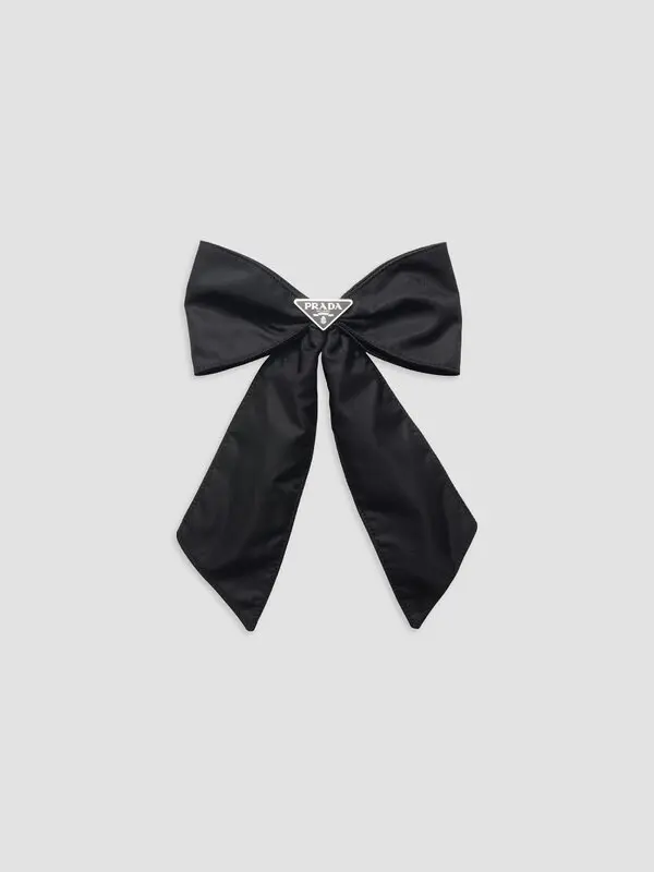 Prada Re-nylon Hair Clip - Black