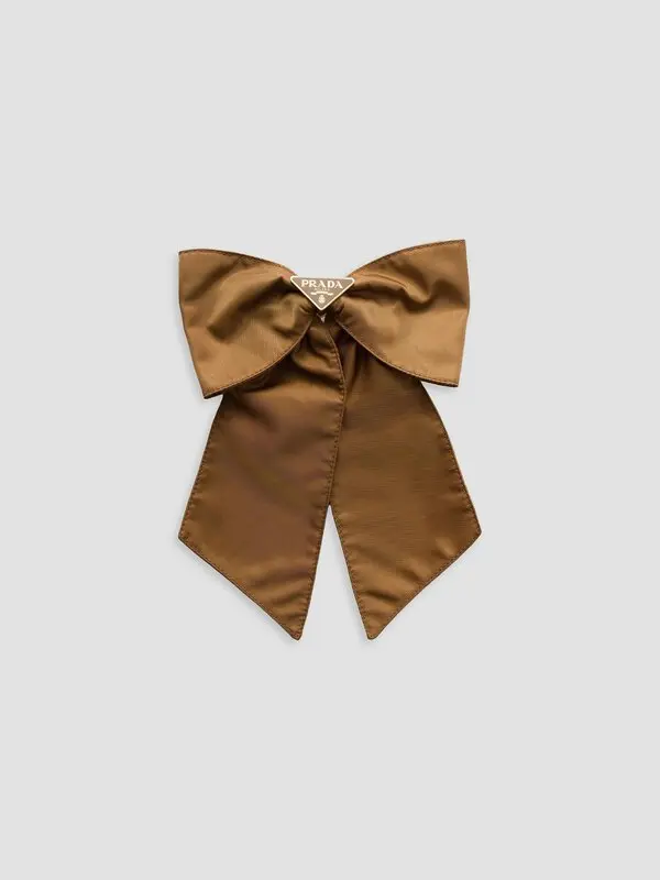 Prada Re-nylon Hair Clip - Brown
