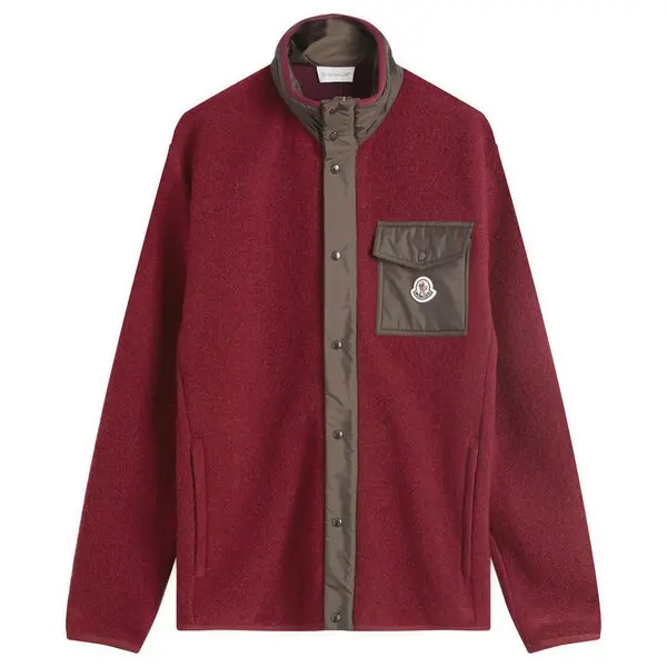 Moncler Fleece Button Down Jacket