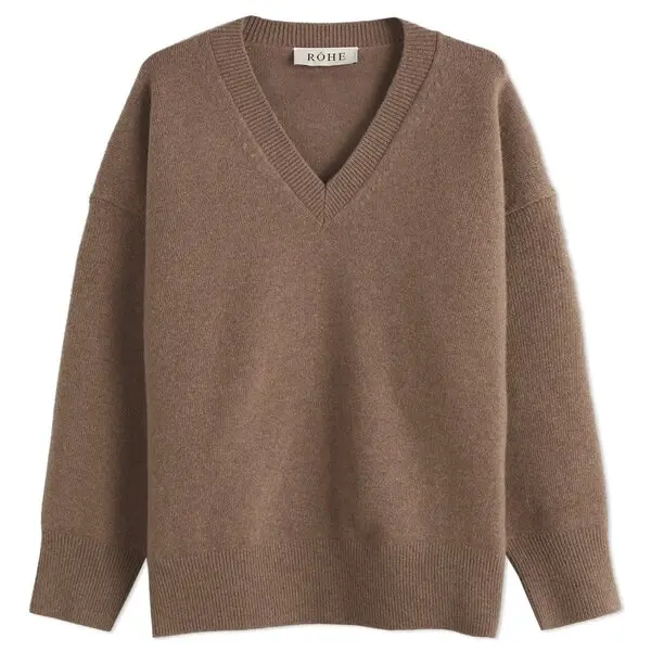 RÓHE Classic V-neck Jumper