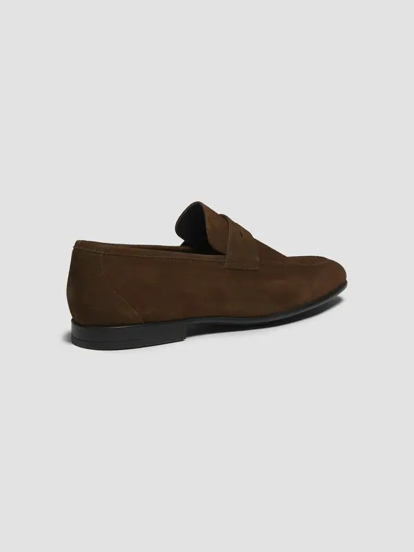 To Boot New York Dunmore Suede Penny Loafers - Softymarone