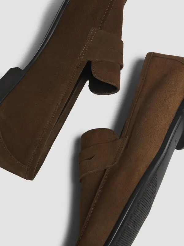 To Boot New York Dunmore Suede Penny Loafers - Softymarone