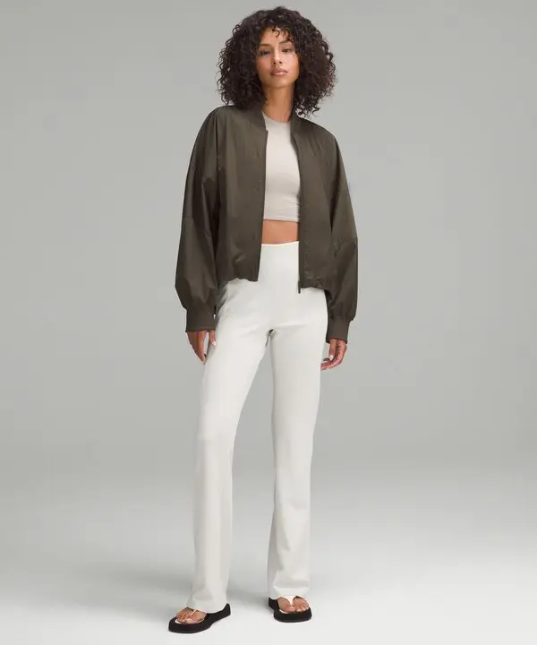 Lululemon Ribbed Softstreme Flared Pant - Bone