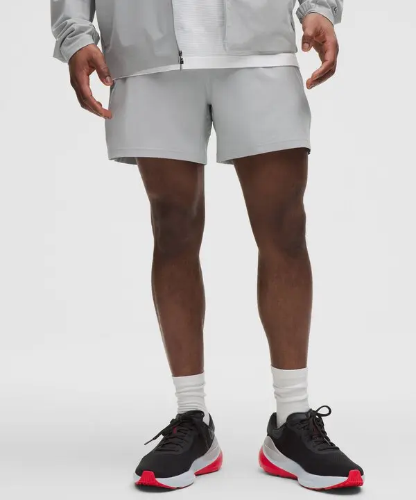 Lululemon Pace Breaker Lined Short - Silver Drop