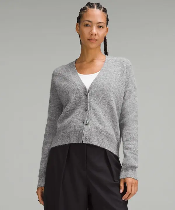 Lululemon Alpaca Wool-blend Cardigan Sweater