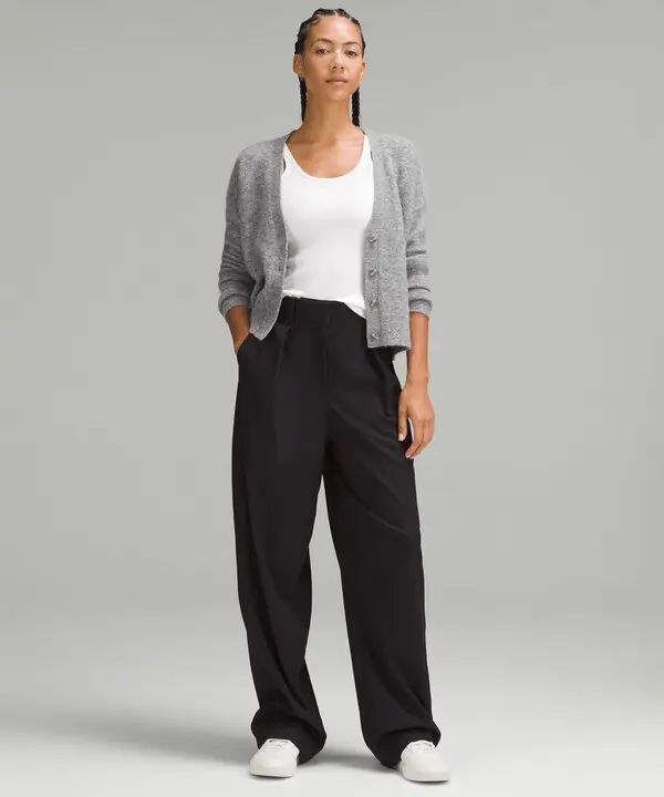 Lululemon Alpaca Wool-blend Cardigan Sweater