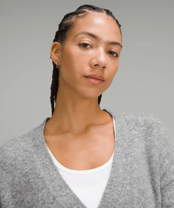Lululemon Alpaca Wool-blend Cardigan Sweater