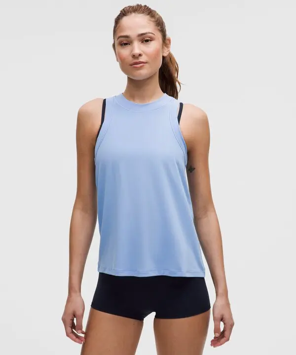 Lululemon Jersey Training Tank Top - Sinatra Blue
