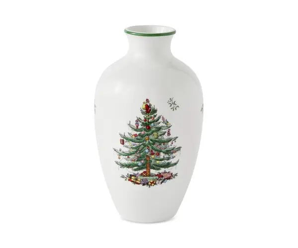 SPODE Christmas Tree 10 Posy Vase