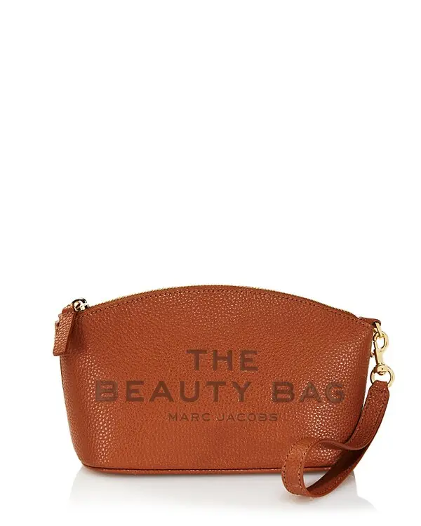 Marc Jacobs Leather Beauty Bag - Argan Oil/gold