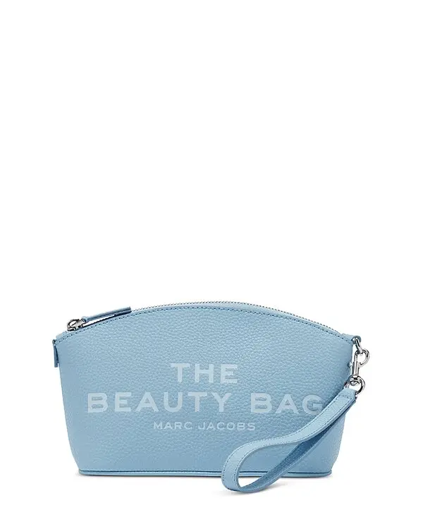 Marc Jacobs Leather Beauty Bag - Celeste Blue