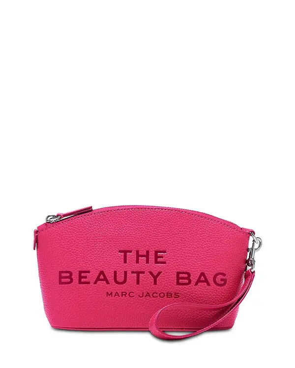 Marc Jacobs Leather Beauty Bag - Raspberry